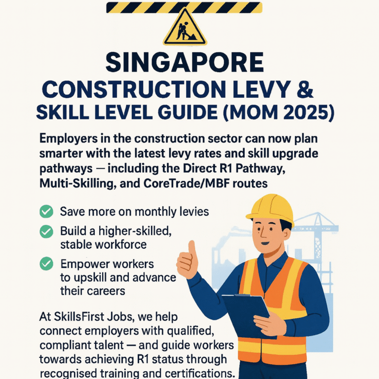 🏗 Singapore Construction Levy & Skill Level Guide (MOM 2025 ...