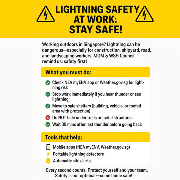 Lightning Safety for Migrant Workers in Singapore: What You Must Do to ...