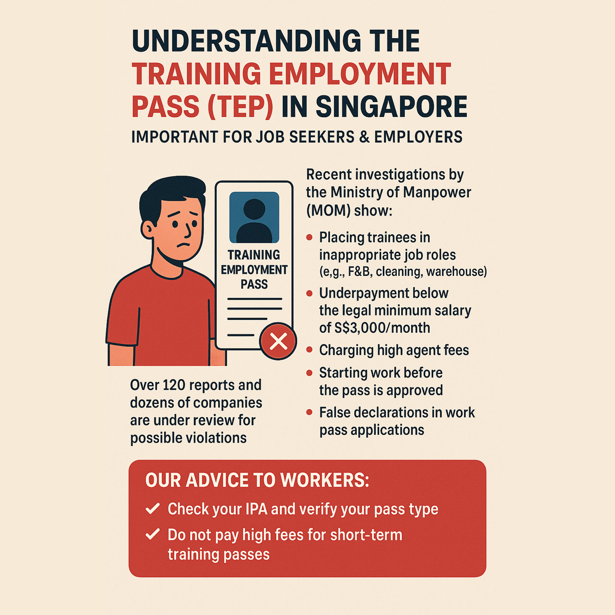 Singapore Training Employment Pass (TEP): What Workers Must Know ...