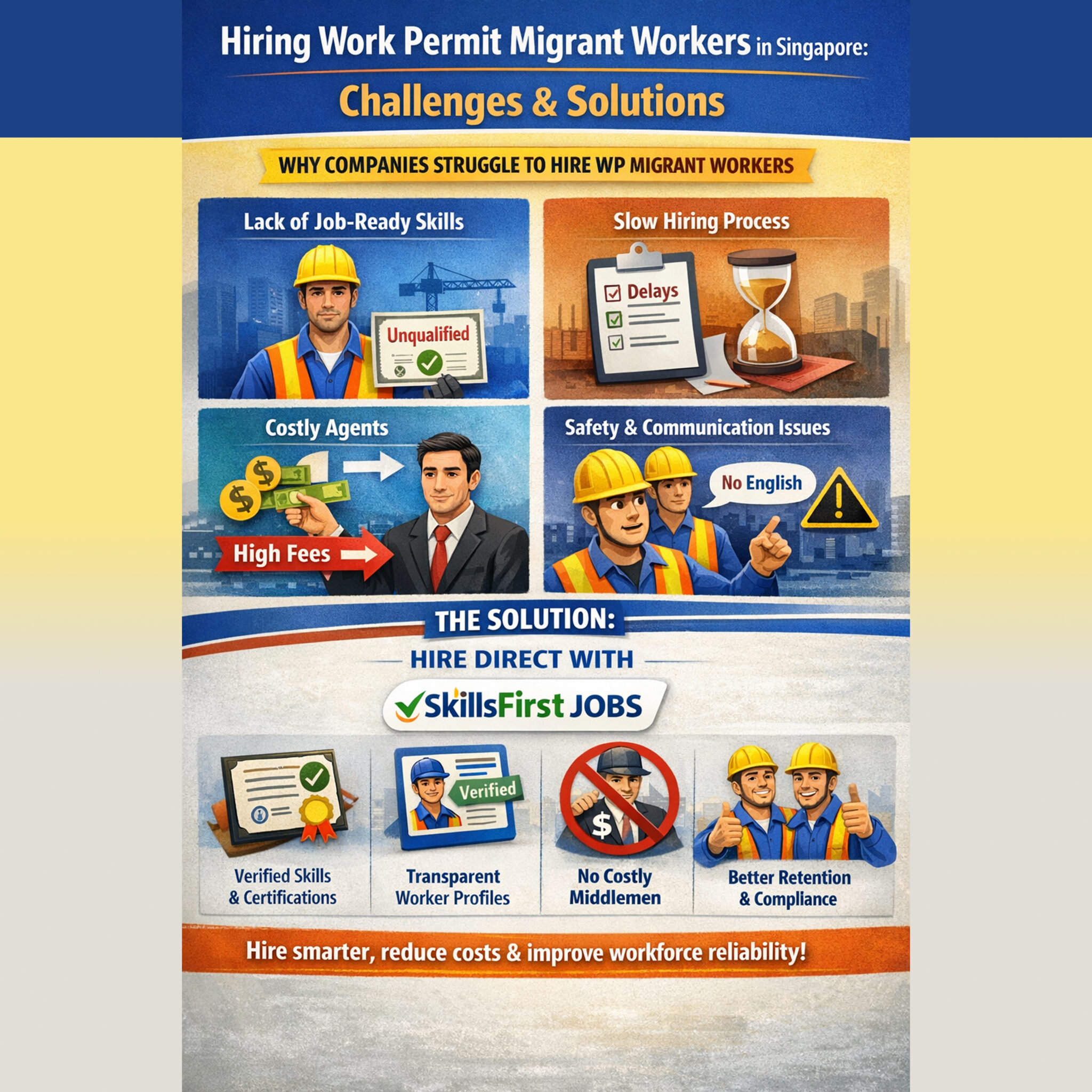 Hiring Work Permit Migrant Workers in Singapore: Challenges & Solution ...